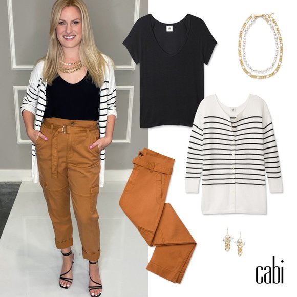 CAbi | Pants & Jumpsuits | Cabi 645 Paper Bag Cargo Spring 2022 Size 4 ...